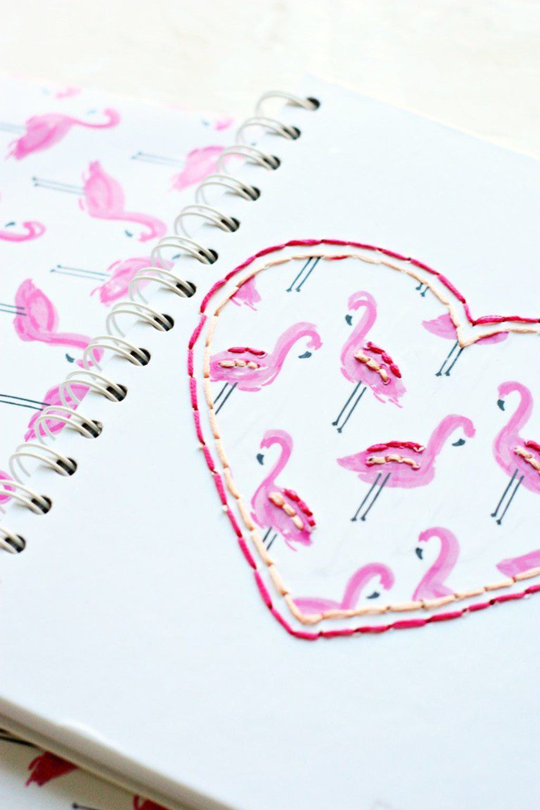DIY Back-to-School Stitched Notebooks | The Pretty Life Girls