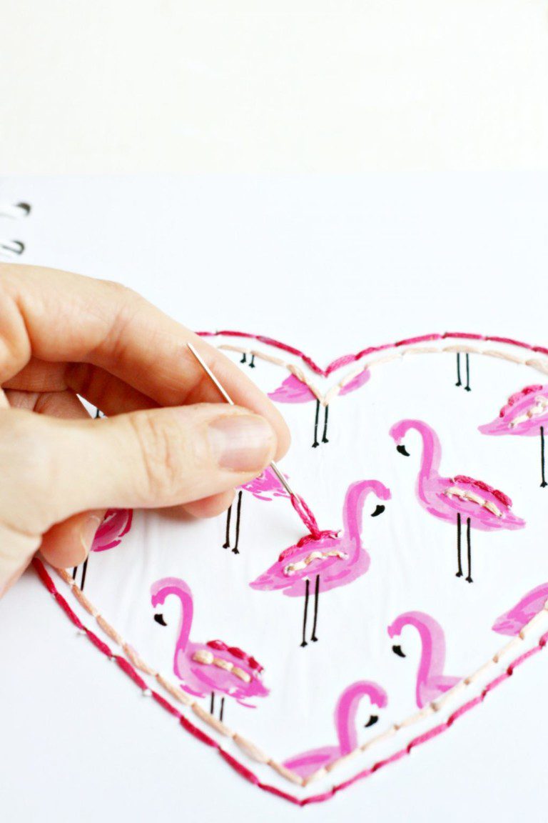 DIY Back-to-School Stitched Notebooks | The Pretty Life Girls