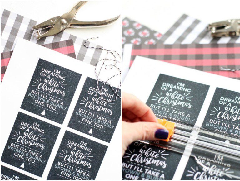DIY Diet Coke Gift Tags
