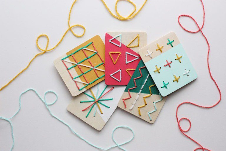 DIY Lacing Boards for Kid
