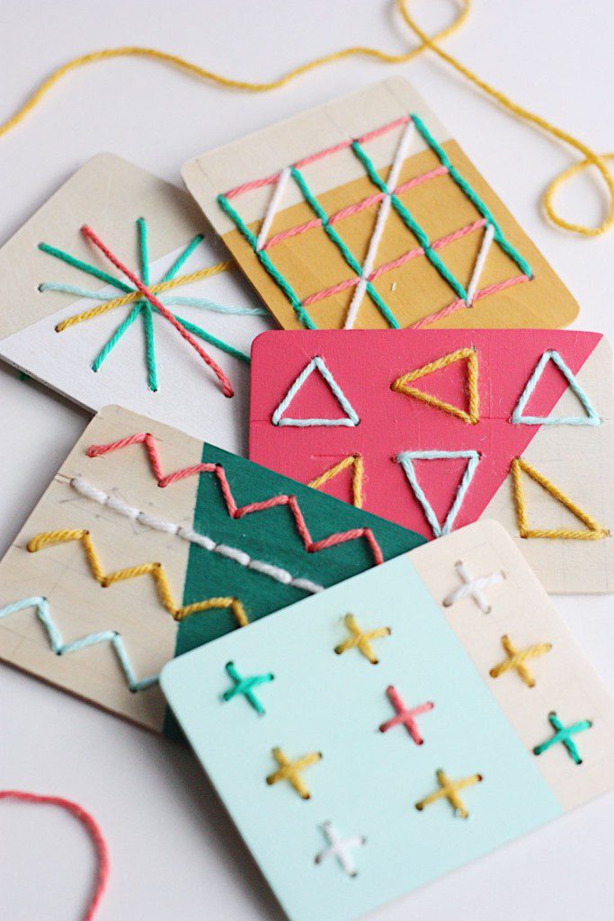 DIY Lacing Boards for Kid