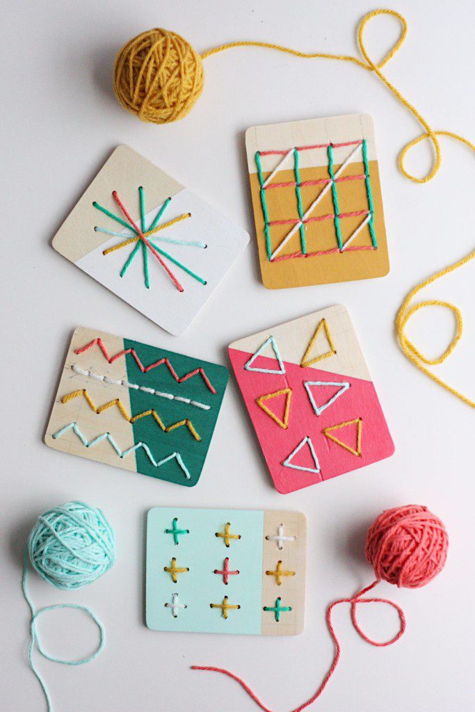 DIY Lacing Boards for Kid