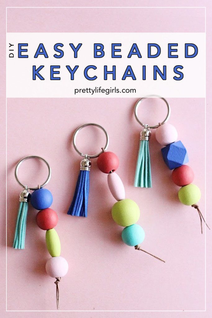 Easy DIY Beaded Keychain | The Pretty Life Girls