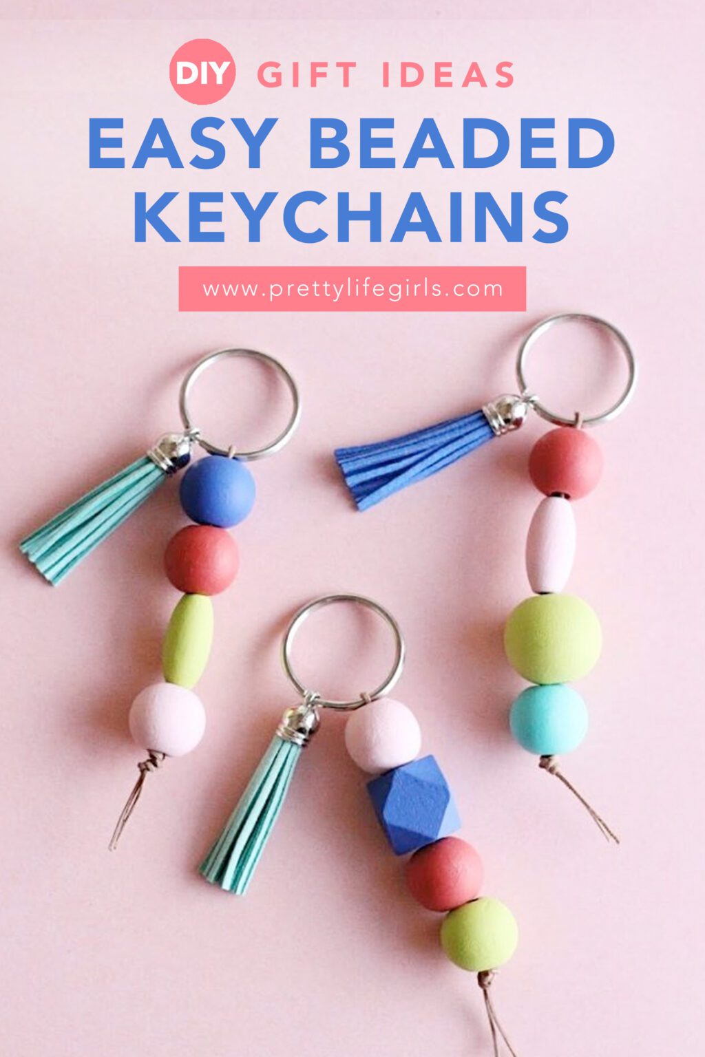 Easy DIY Beaded Keychain | The Pretty Life Girls
