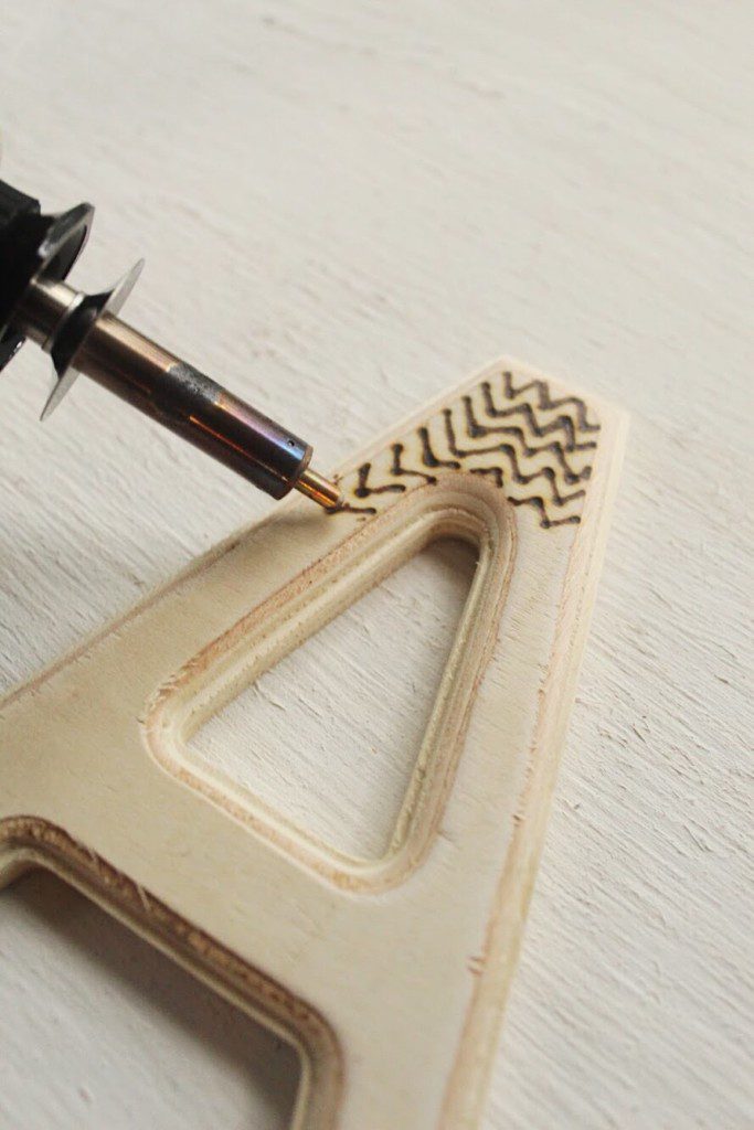 Wood Burned Monogram Ornaments | The Pretty Life Girls