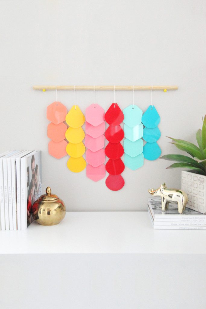 How to Make a Fun DIY Acrylic Wall Hanging | The Pretty Life Girls