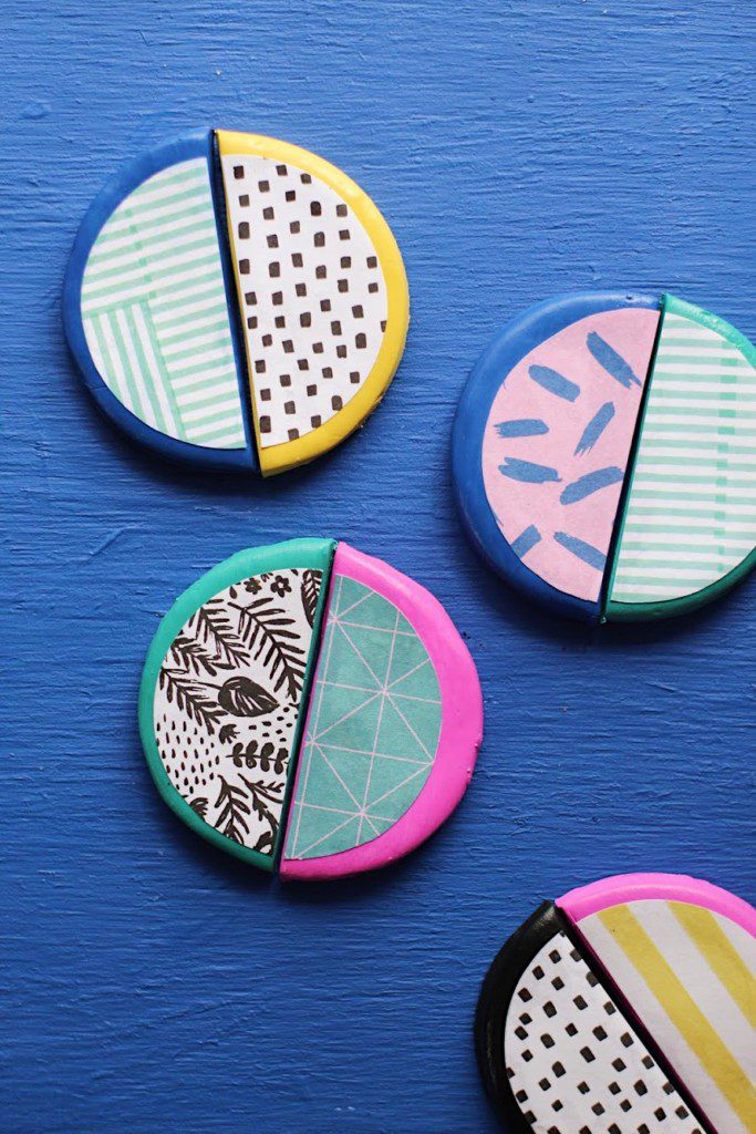 DIY Mix and Match Clay Coasters | The Pretty Life Girls
