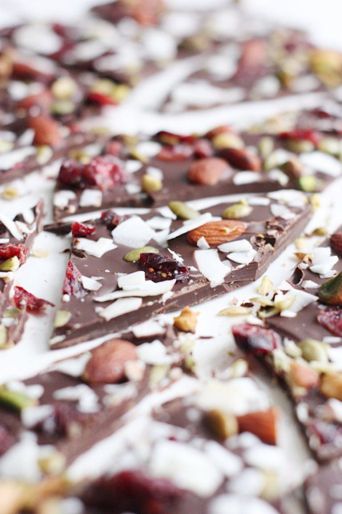 Dark Chocolate Trail Mix Bark