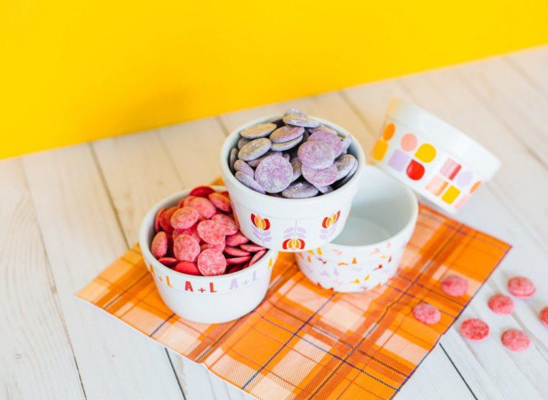 DIY Gift Idea: Personalized Patterned Ramekins | The Pretty Life Girls