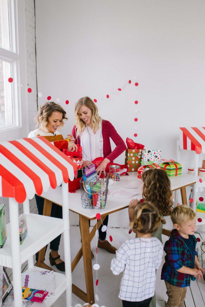 Little Santa's Workshop Neighborhood Christmas Party Idea with Free ...