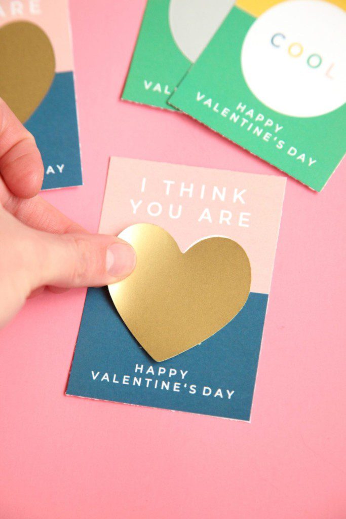 DIY Scratch Off Valentines with Free Printable | The Pretty Life Girls
