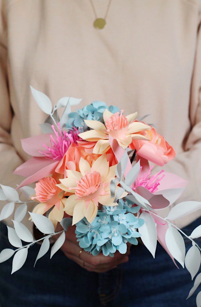 DIY Paper Flower Bouquet for Spring | The Pretty Life Girls