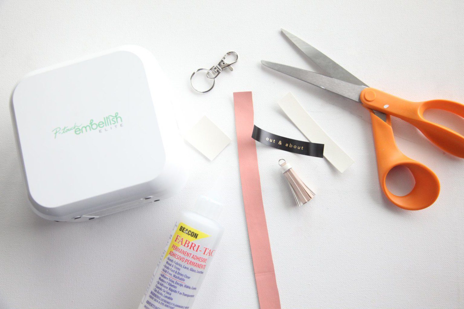 How to Make DIY Ribbon Keychains You Can Personalize | The Pretty Life ...