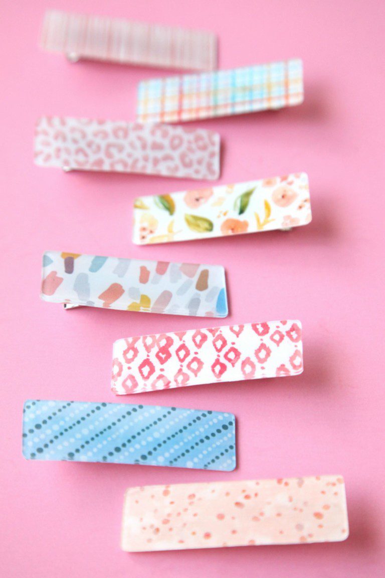 DIY Shrink Plastic Barrettes: a Step by Step Tutorial | The Pretty Life ...