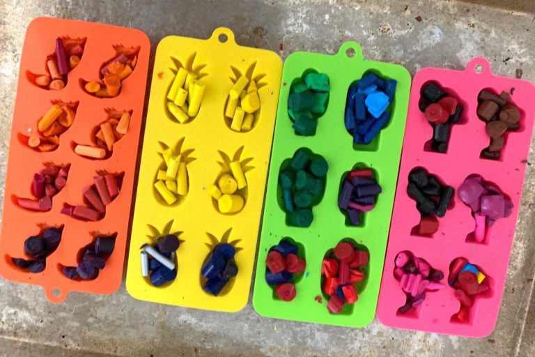 How to Melt Crayons in Silicone Molds: A Step by Step Craft Tutorial ...