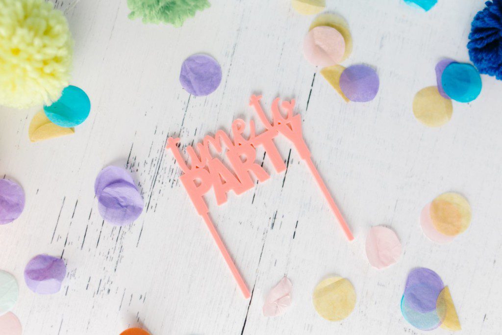 Cake Decorations: 3D Printed Cake Topper Tutorial | The Pretty Life Girls