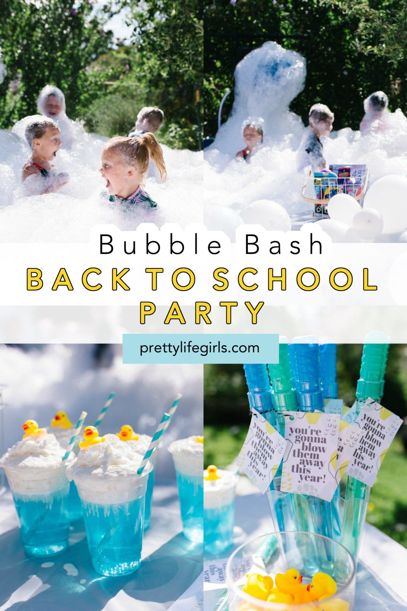How to Throw a Bubbly Back to School Party! | The Pretty Life Girls