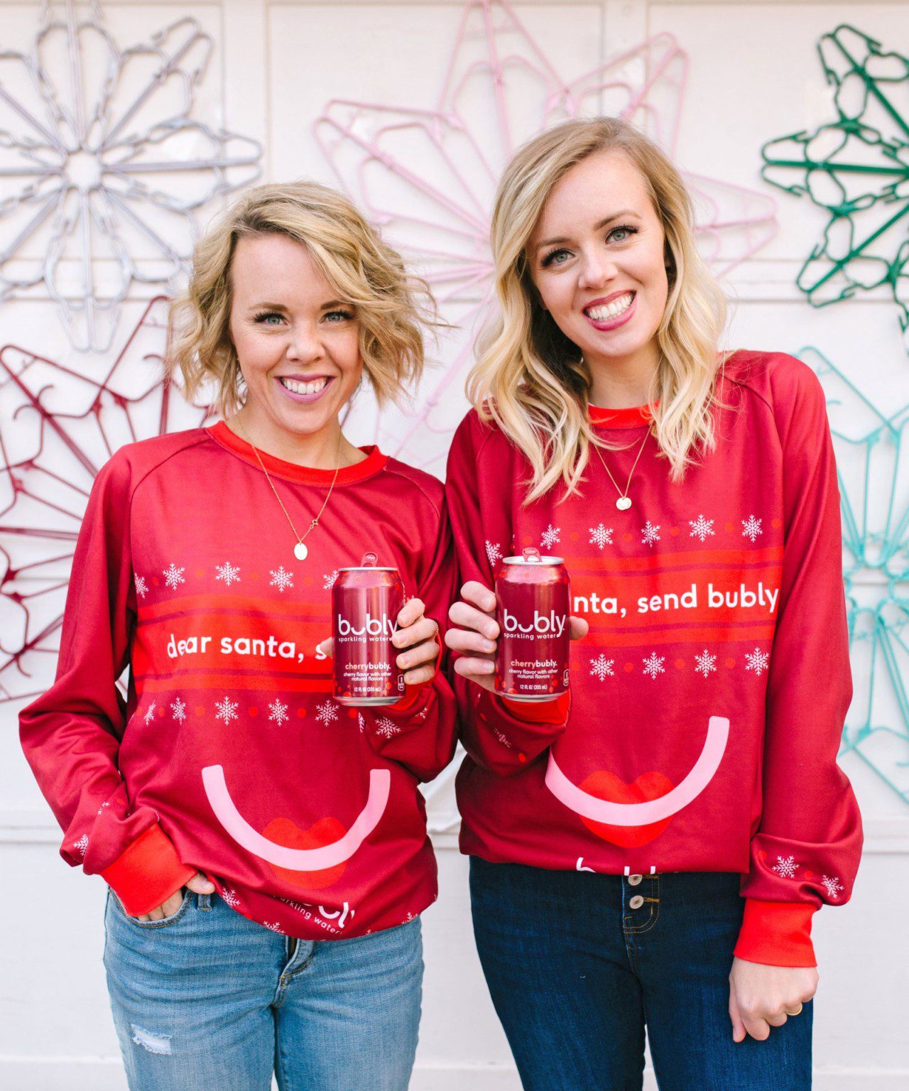 DIY Winter Snowflake Backdrop with Hangers | The Pretty Life Girls