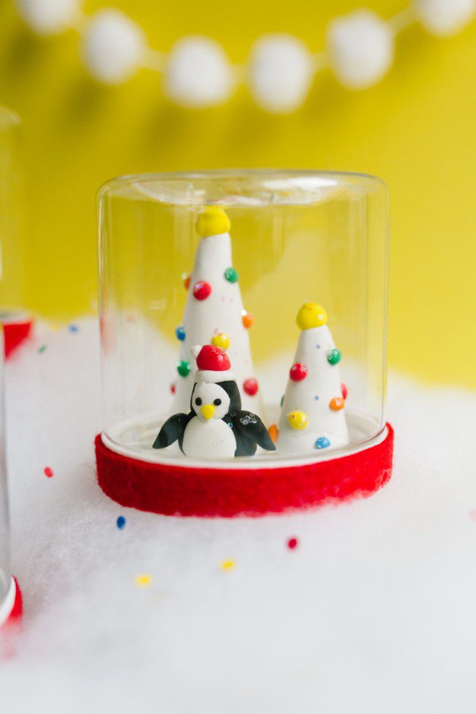 Kids Christmas Crafts: Model Magic DIY Snow Globe | The Pretty Life Girls