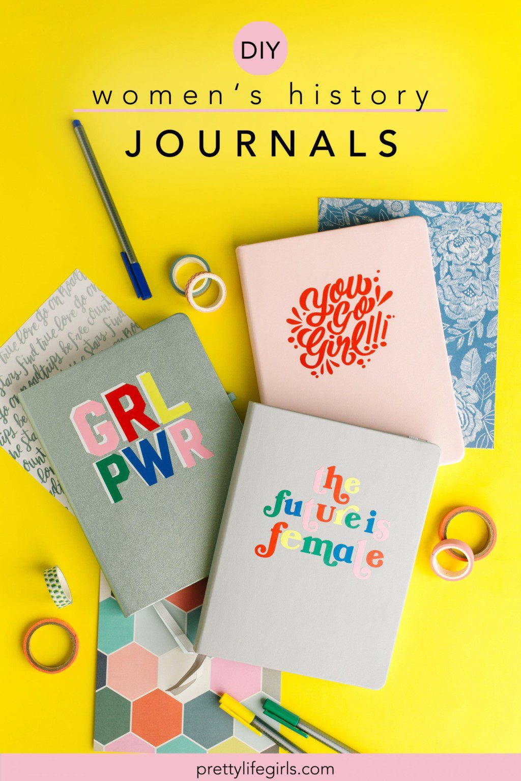 DIY Women's History Journal | The Pretty Life Girls