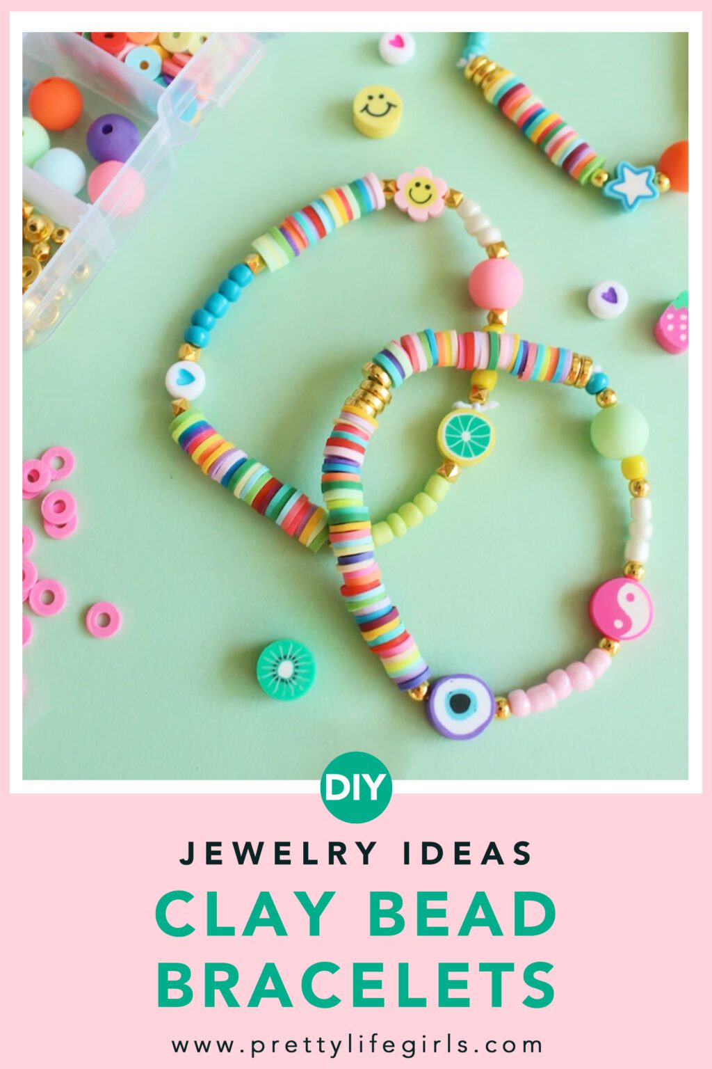 DIY Clay Bead Bracelets | The Pretty Life Girls