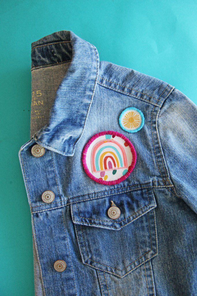 DIY Fabric Patches Step by Step Tutorial | The Pretty Life Girls