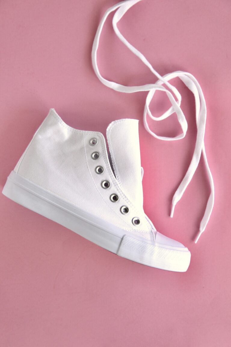 How To Tie Dye Shoes Diy Rainbow Sneakers The Pretty Life Girls
