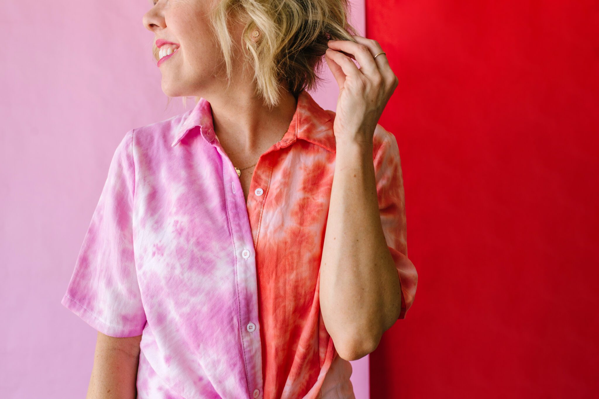 Tie Dye Dress Patterns: Colorblock Dress | The Pretty Life Girls