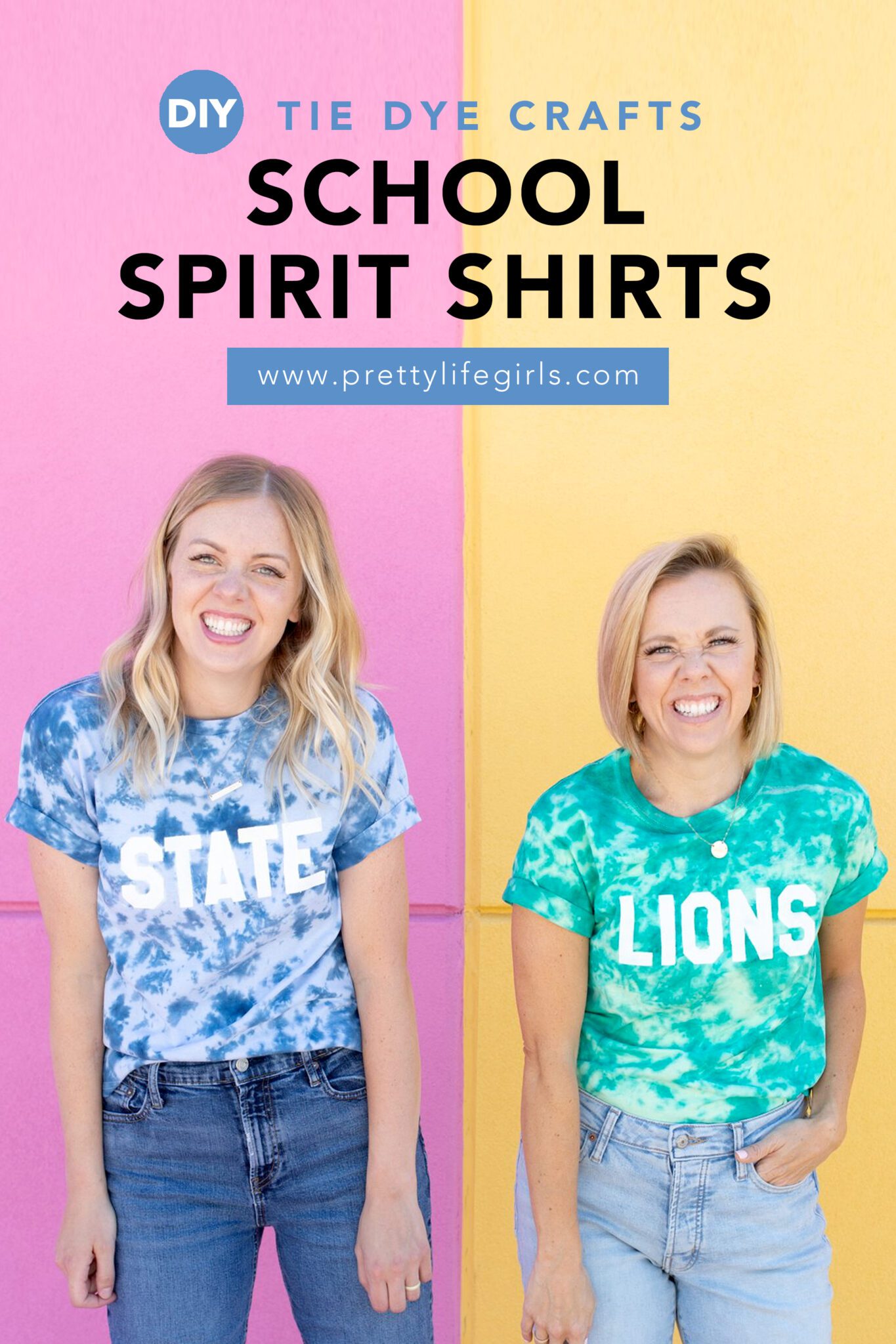 Back to School Tie Dye DIY Spirit Shirt | The Pretty Life Girls