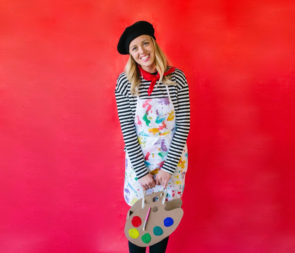 DIY Halloween Costumes: DIY Artist Costume | The Pretty Life Girls