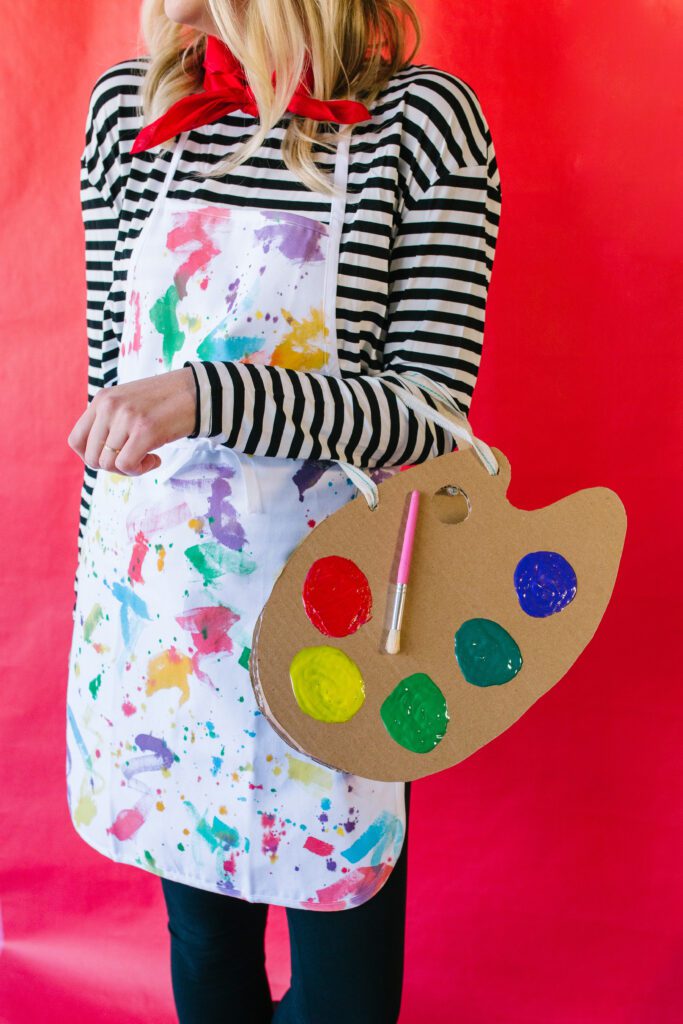 DIY Halloween Costumes: DIY Artist Costume | The Pretty Life Girls