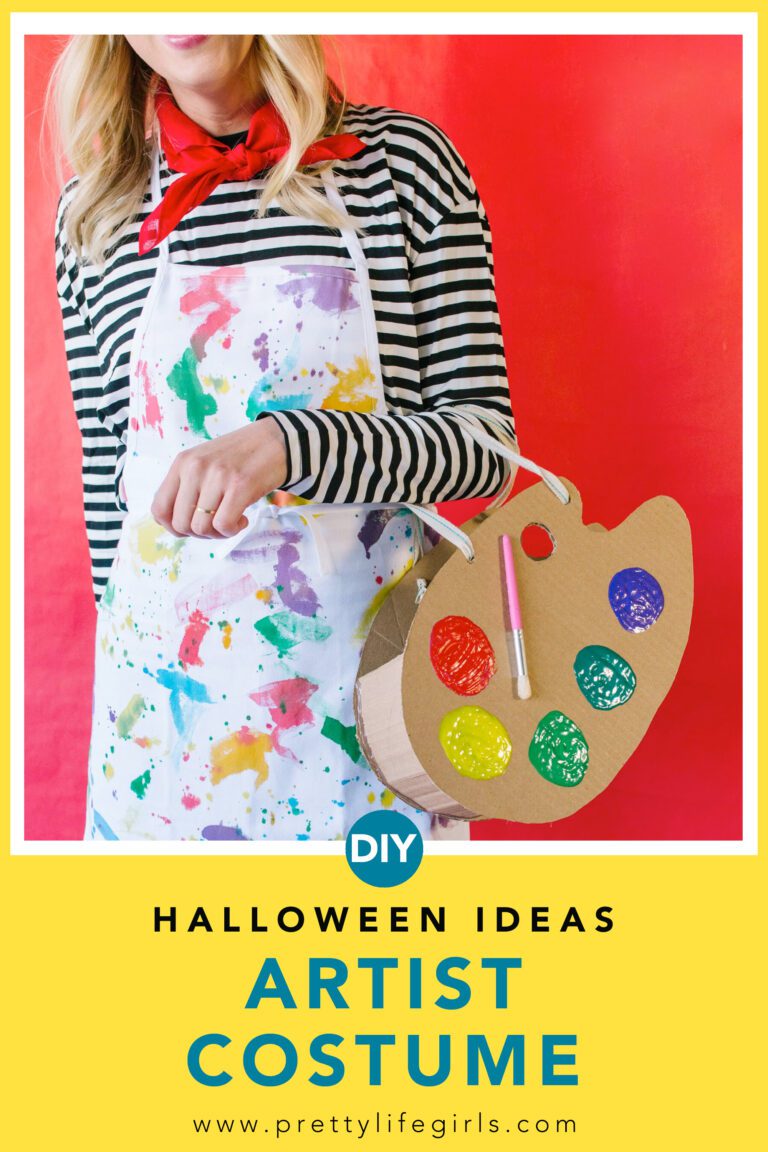 DIY Halloween Costumes: DIY Artist Costume | The Pretty Life Girls