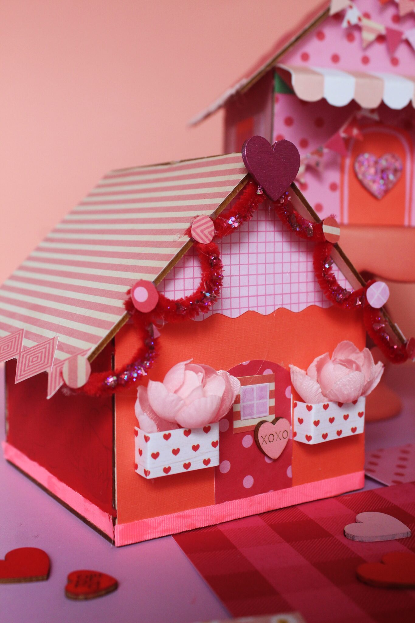 Valentines Day Crafts: DIY Valentine Village | The Pretty Life Girls
