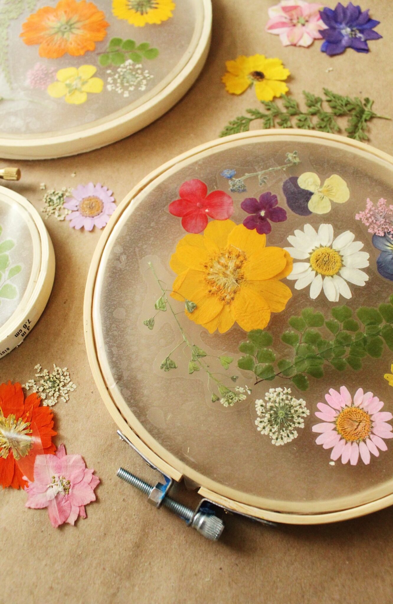 DIY Pressed Flower Suncatcher Tutorial | The Pretty Life Girls